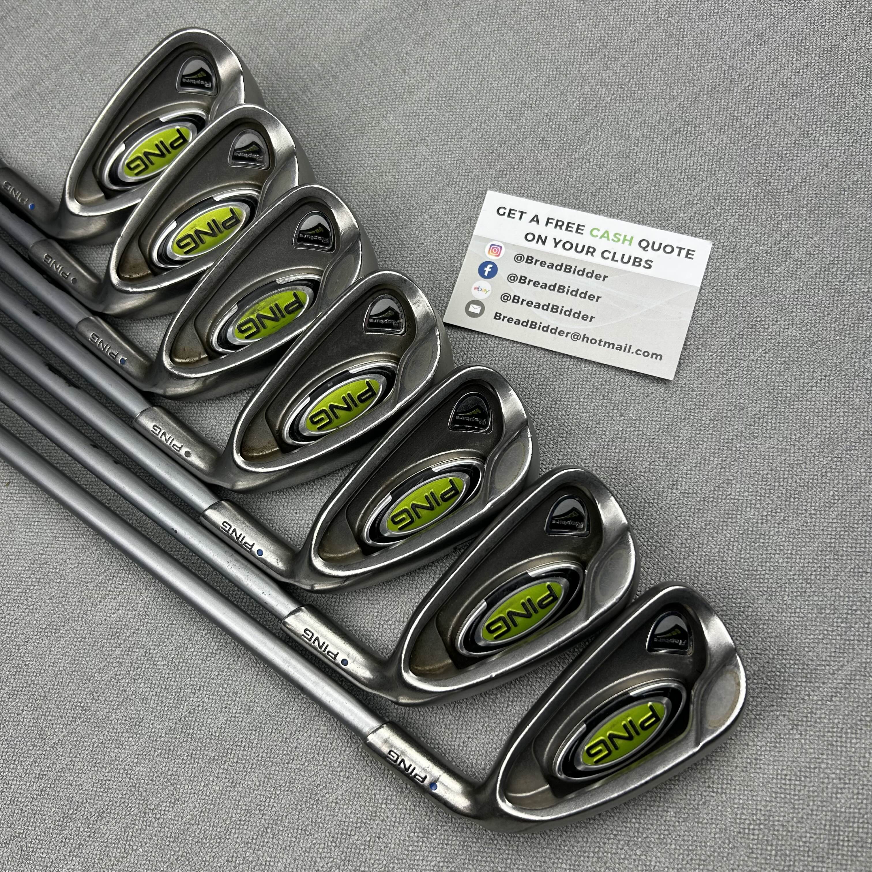 Ping Rapture Irons - Graphite Regular Flex / 5-SW – BREADBIDDER GOLF